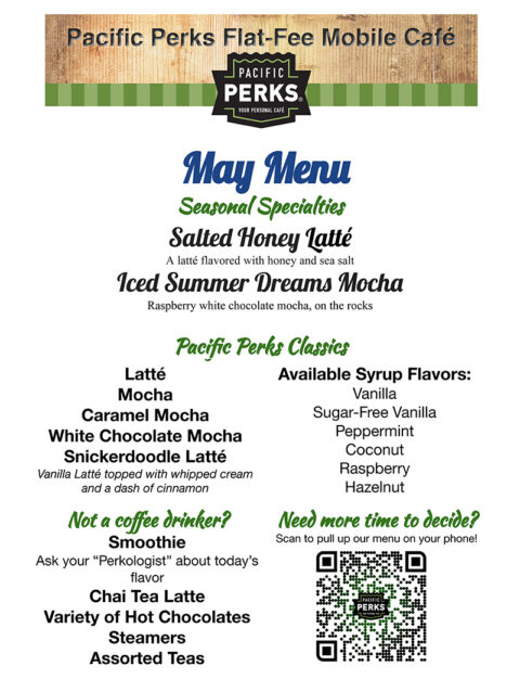 Menu - Pacific Perks Coffee